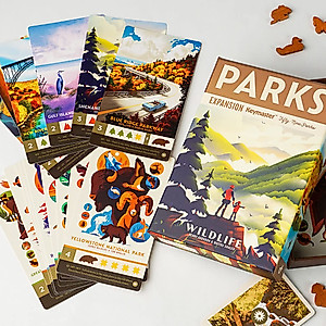 Parks Wildlife - expansion to the award winning Parks family and strategy board game by Keymaster