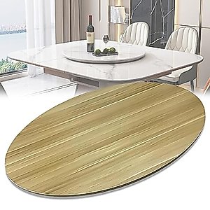 Lazy Susan Wooden Turntable For Dining Table, Diameter Ø 20~39 Inch Large Round Tabletop Serving Tray, 360° Rotation Rotating Plate For Restaurants Hotels Kitchens Homes