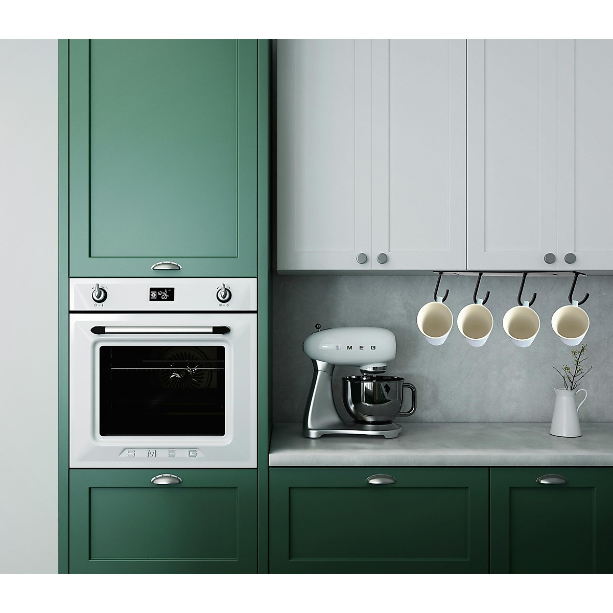 Generic Mug Holder 3 Pack Under Cabinet Mug Hooks Organizer Coffee Bar Accessories Metal Sturdy Mug Rack for Hanging Coffee Cup Display Hanger Under Shelf Kitchen Organizers and Storage, Black