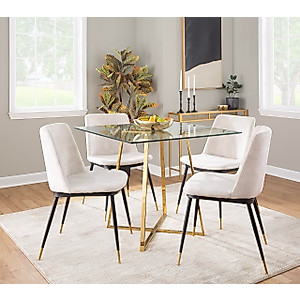 Cosmo Square Dining Table, Dining Height Table, Square Dinette Table, Small Dining Table for 4, Kitchen Table