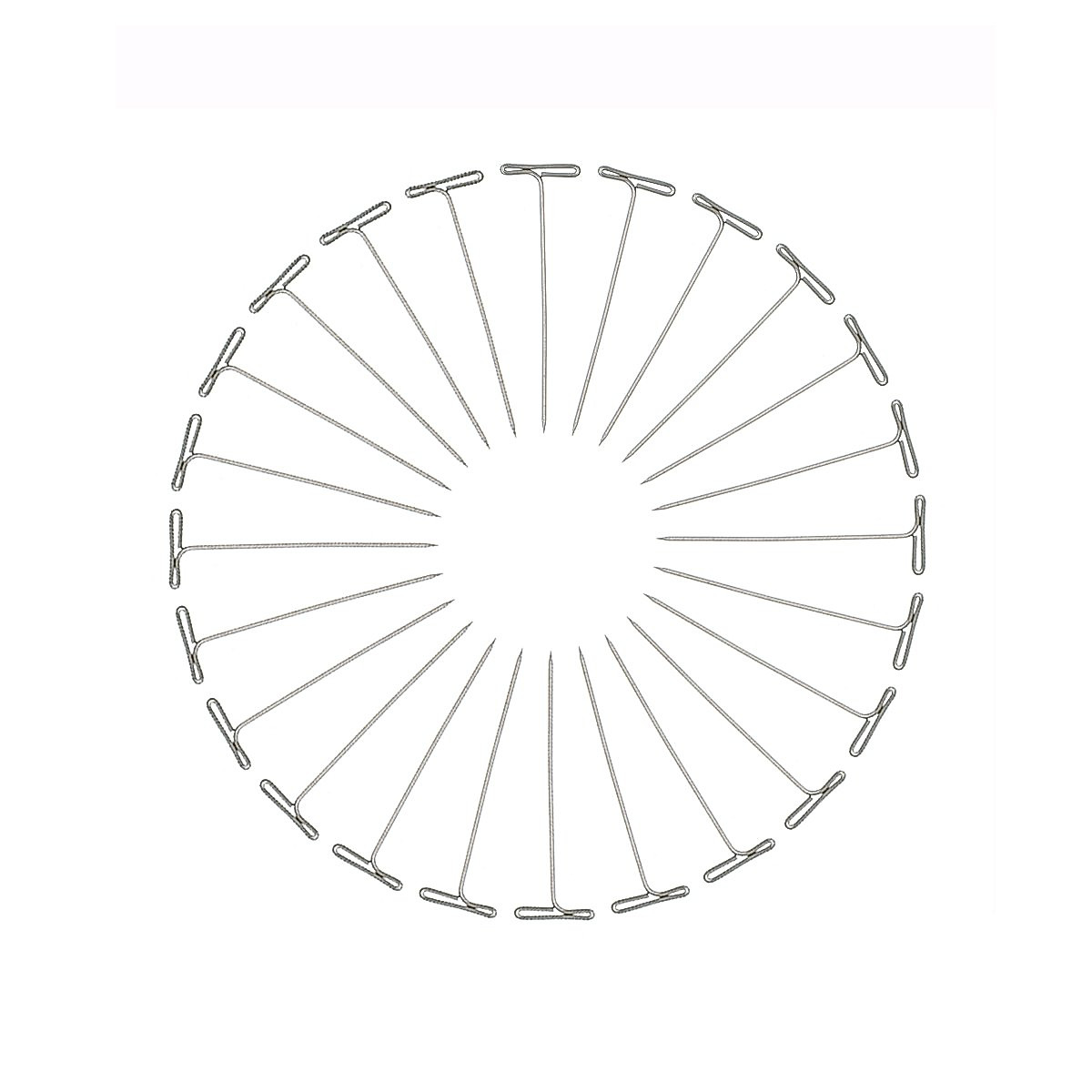 200 Pieces Stainless Steel T-Pins, 38mm/1.5inch