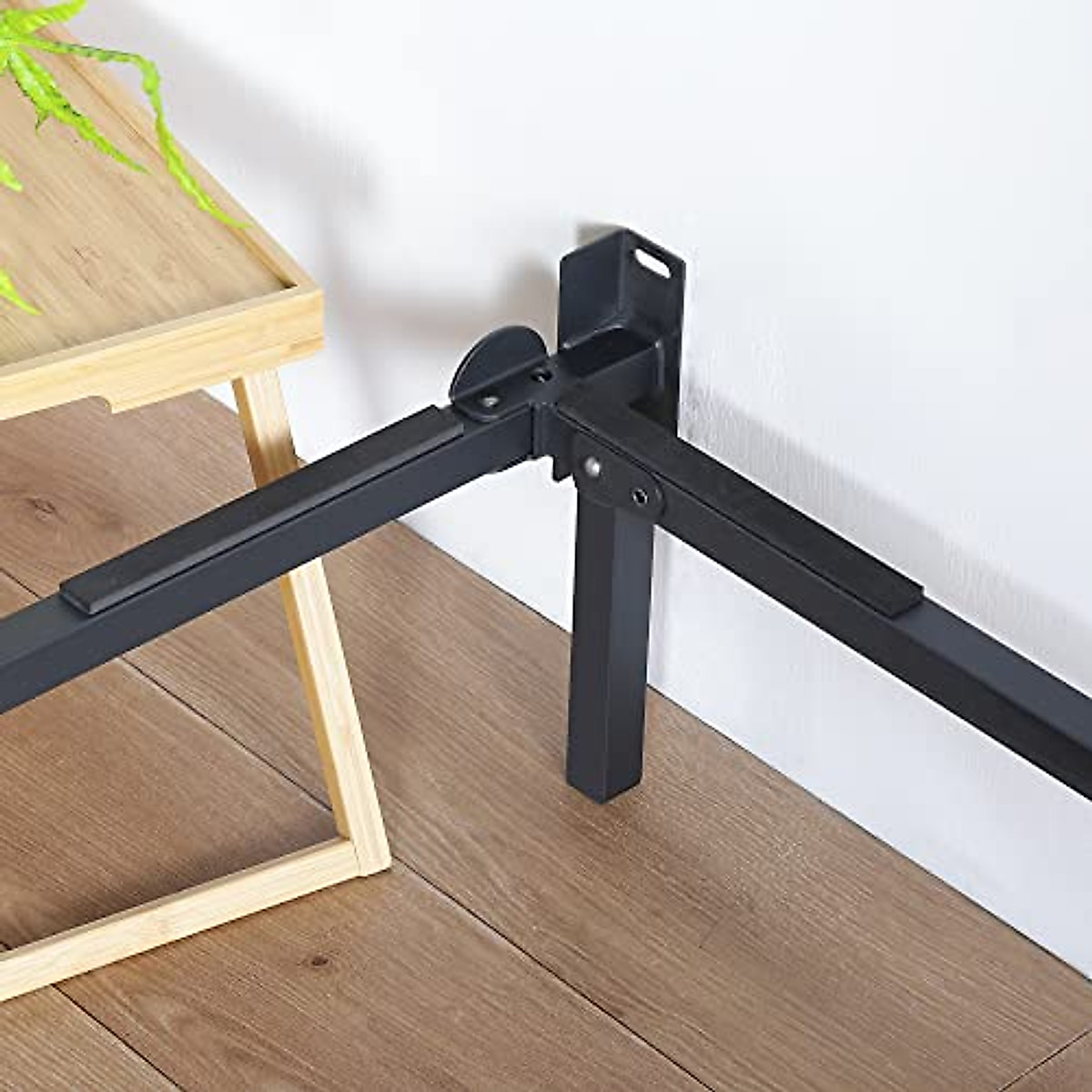 Olee Sleep 7 Inch Dura Metal Compact Steel Bed Frame, Adjustable for Full Queen King, Tool Free, Easy Assembly, Non Slip for Mattress & Box Spring