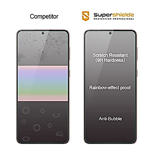 (3 Pack) Supershieldz Designed for Samsung Galaxy (S21 Plus 5G) Tempered Glass Screen Protector, Anti Scratch, Bubble Free