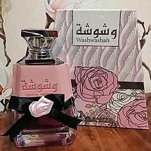 Washwashah for Women EDP - Eau De Parfum | Arabian Perfumery | Oriental Fruity-Floral Fragrance with Pink Pepper, Tuberose, Neroli, & Kashmir Wood | Everyday Essential | by Lattafa (Washwashah - 100 ML)