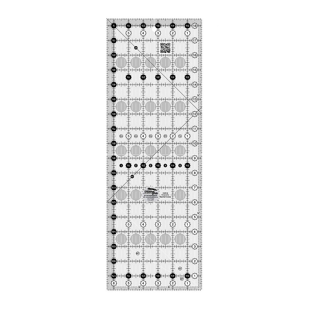 Creative Grids Quilt Ruler 6-1/2in x 18-1/2in - CGR18