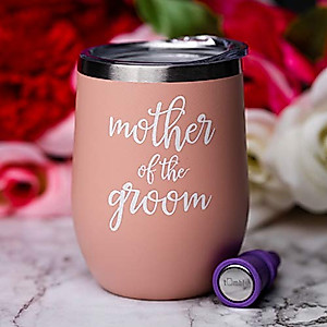 Mother of the Groom Tumbler – 12 oz – Mother of the Groom Gifts, Mother of the Groom Wine Glass, Mother of the Groom Cup, Mother of the Groom Glass, Mother of the Groom Gifts from Bride