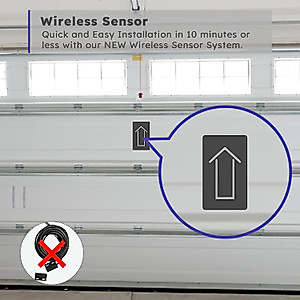 AGSHOME Smart Garage Door Opener Remote (2nd Gen), Universal Wi-Fi Garage Door Controller, wirling-Free, APP Control, Compatible with Alexa, Google Assistant, Siri, No Hub Needed