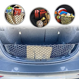 Envelope Style Trunk Cargo Net for Ford Fusion 2013 14 15 2016 2017 2018 2019 2020