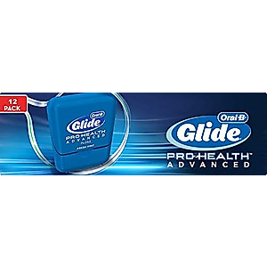 Glide Oral-B Pro-Health Advanced Floss, Small Size 4 Meters (4.3 Yards) - Pack of 12