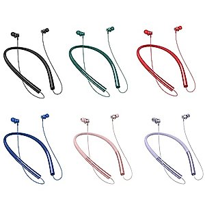 Wireless Bluetooth Sports Headset, Binaural Neck-Mounted Stereo Headphone, for Game Running Hiking Working