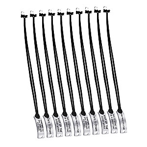 SATINIOR 20 Pieces Inspirational Message Leather Bracelets Motivational Quotes Adjustable Bangle Bracelets for Women (Encouraging Style)(SATINIOR-K-Inspirational Bangle-41)