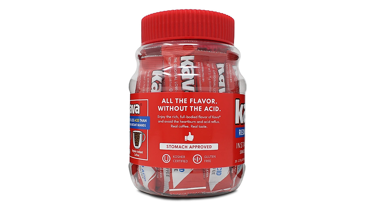 Kava Low Acid Instant Coffee - Travel Size Stick Packets