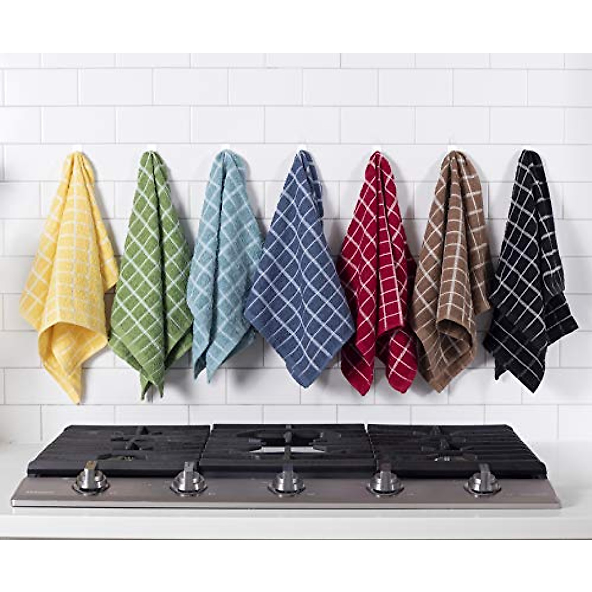 RITZ 100% Cotton Terry Kitchen Dish Towel, 25" x 15", Dew