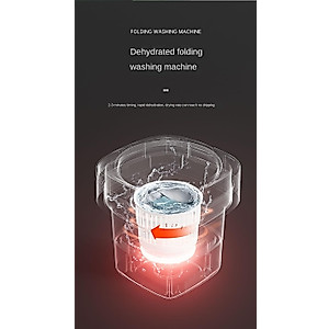 11L/370oz Powerful Portable Washing Machine, Foldable Mini Washer for Baby Clothes,Underwear, Small Items,3 Modes - Apartment,Dorm,Camping,Travel (Green)…