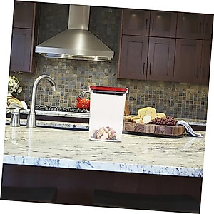 1pc Spiral Storage Tank Storage Container with Lid Containers with Lids Flour Container Plastic Clear Container Vacuum Container Cereal Container Milk Powder Can Cereals Seal Pp