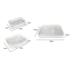 QSNEOZPQ Hard Sided Zipper Case - 2024 New Hard-Sided Clear Zipper Ppencil Case, Portable Transparent Zipper Pencil Case, Hard Zippered Pouch Clear Organizer Bags