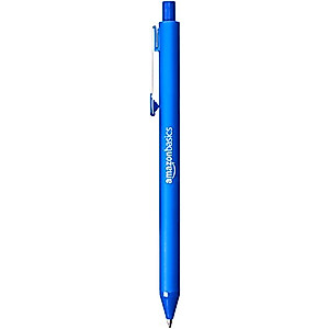 Amazon Basics Retractable Ballpoint Pen - Assorted Colors - 24-Pack