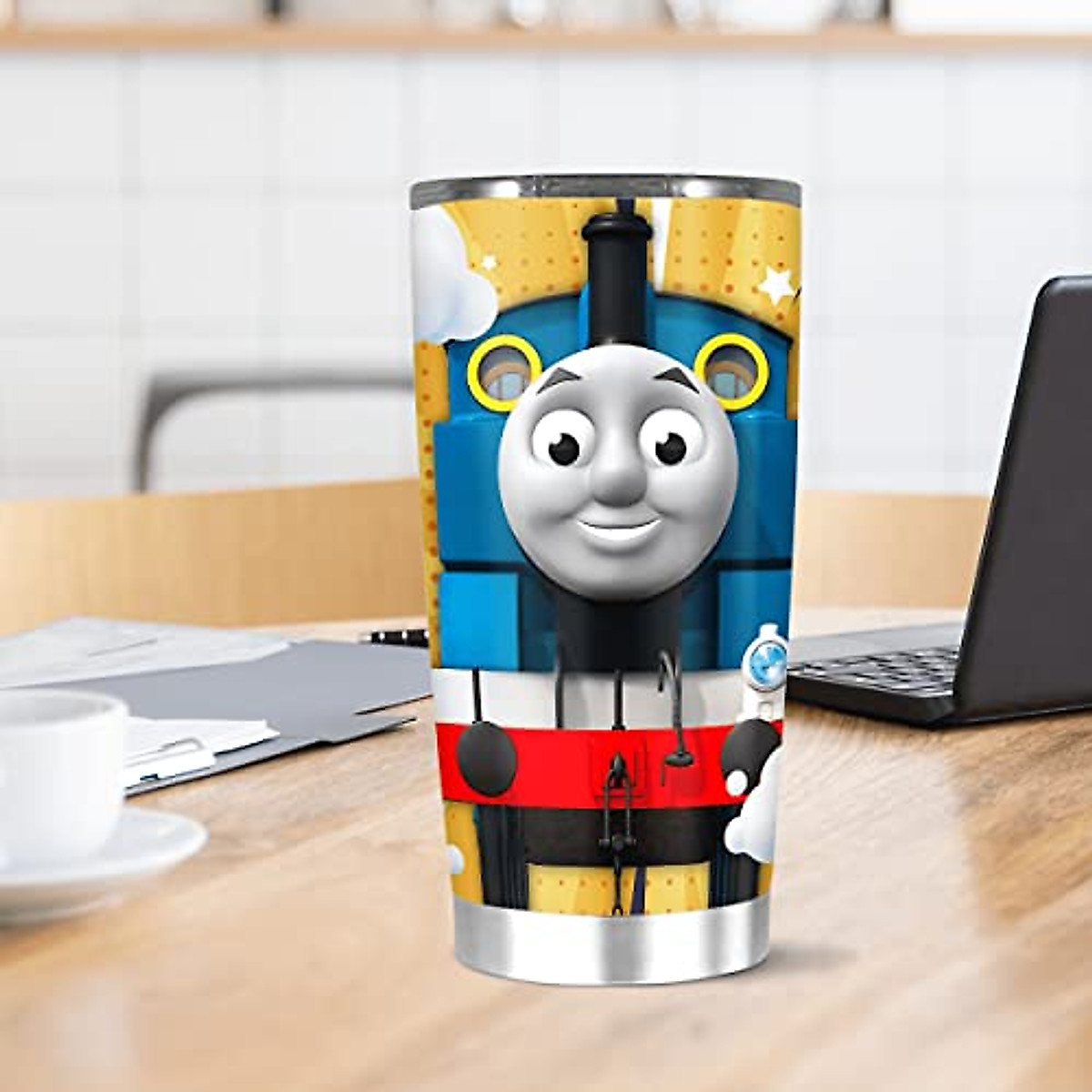 Tumbler Insulated Stainless Steel 20 oz thomas Cold the Coffee train Tea Wine Hot Iced Water Botter Gifts for Family and Friends
