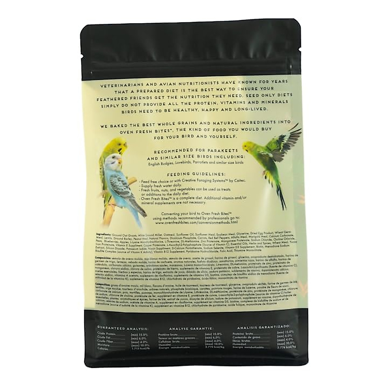 Caitec Oven Fresh Bites, Extra Small, Parakeet, 14 ounce