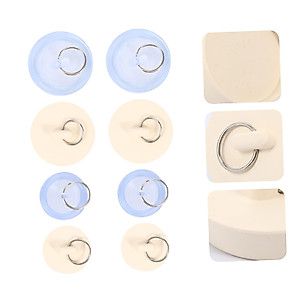 Amosfun 24 Pcs Sewer Plug Bathtub Stopper Plug Bathtub Drain Stopper Tub Drain Plug Universal Flat Suction Sink Stopper Kitchen Sink Stopper Durable Stopper Supplies Rubber