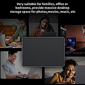 PUSOKEI External Solid State Drive, Mobile Solid State Disk 2.5 Inch Light Hard Drive for Desktop Laptop for OS X for XP for Win7 for Win8 for Win10 for Linux(120GB)