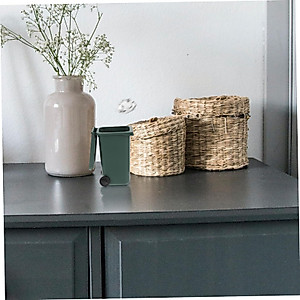 FUNOMOCYA Trash Can Pen Holder Toys Storage Shelf Trash Can with Lid Garbage Can Storage Shelves Miniature Trash Bin Mini Trash Can for Desk Tiny Trash Can Storage Bin Desktop Plastic Office