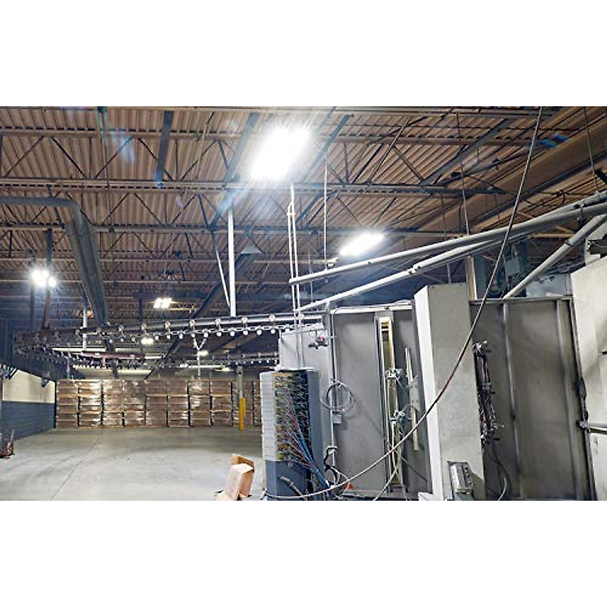 LED High Bay Light Fixture,2FT Dimmable High Bay Shop Light with 30°60°90°Angle Adjustable,150W(Equal to 600W or 6 Lamp Fluorescent Linear),22500LM Super Bright,Commercial/Industrial Lighting