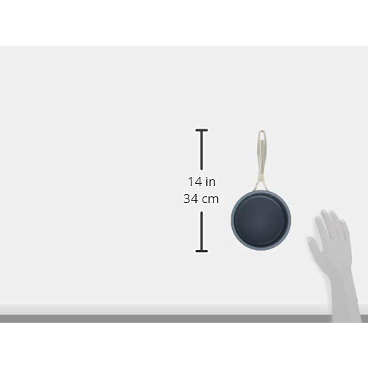 ZWILLING Spirit Ceramic Nonstick Saucepan, 2-qt, Stainless Steel