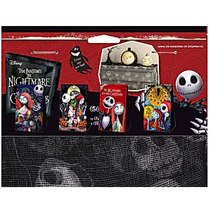 12pcs Party Favor Bags The Nightmare Before Christmas Decor Gift Bags Treat Bags for Birthday Party Decorations, 4.7x2.7x8.3 inch