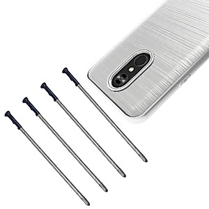 4 Pack Stylo 5 Stylus Pen Replacement Part for LG Stylo 5/Stylo 5 +,Q720 LCD Touch Screen Stylus Pen(Black)