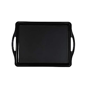 Mintra Home Durable Serving Tray (1pk, Black)