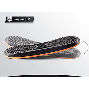 FEZIBO Standing Desk Anti Fatigue Mat Wooden Wobble Balance Board Stability Rocker with Ergonomic Design Comfort Floor Mat (Medium, Obsidian Black)