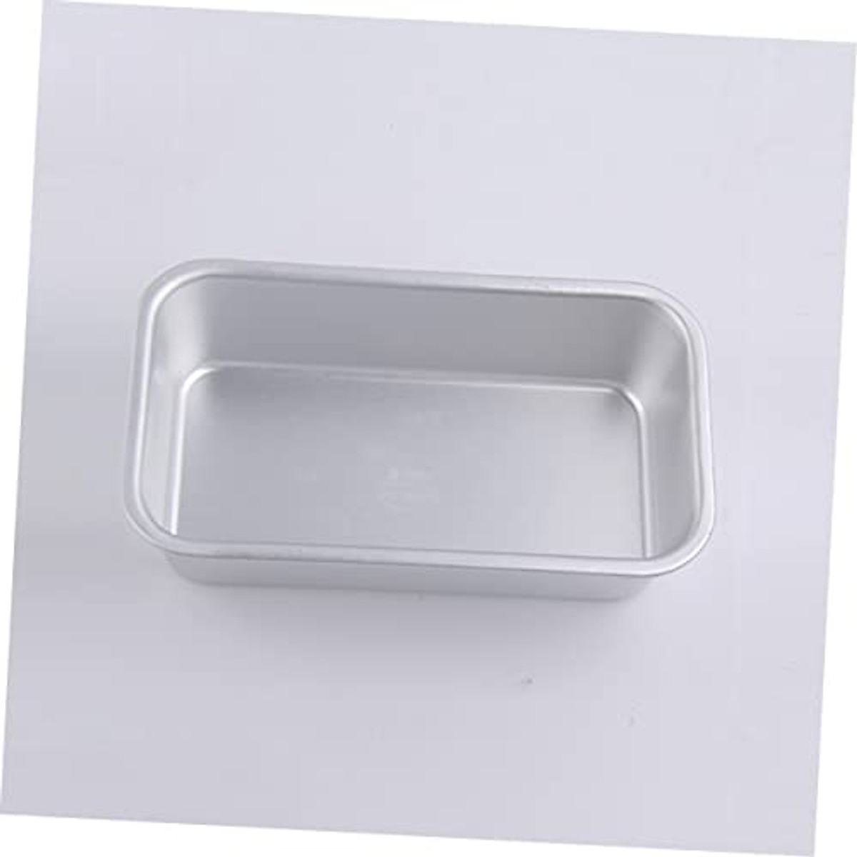 UPKOCH 5pcs Mini Loaf Pans with Lids Cupcake Mold Spring Stencils Steel Loaf Pan Baking Loaf Bread Tray Kitchen Supplies Household Baking Plate Non Stick Pan Toast Small Bread Silver Oven