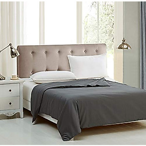 Cotton Duvet Cover for Weighted Blankets 41x60 Inches - Removable Cover with Button Closure - Charcoal Gray
