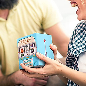 LIFVER Absorbent Drink Coasters with Holder, Set of 6 Ceramic Coasters with Cork Base, White Stone Coasters for Wooden Table, Housewarming Gift, White Elephant Gifts Idea, for Home Decor, 4 inches