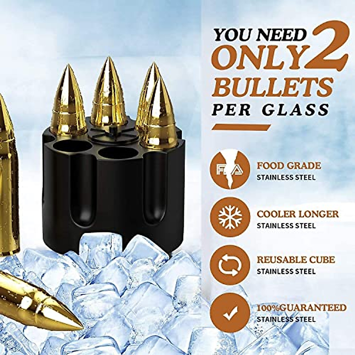 Gifts for Men Dad, Christmas Stocking Stuffers, Whiskey Stones, Christmas Stocking Stuffers for Dad, Unique Anniversary Birthday Gift Idea for Him Husband Boyfriend