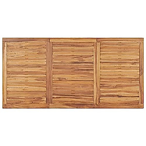 TCSGURK Patio Dining Set,Teak Finish and Ideal for Outdoors, Outdoor Patio Furniture Set