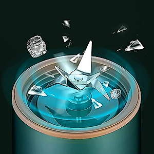 MXJCC Portable Blender, Personal Blender, Small Blender for Shakes and Smoothies, USB Rechargeable with 4 Blades.