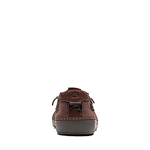 Clarks Men's Higley Tie Sneaker, Brown Combi, 9