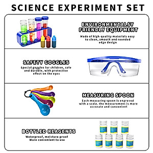 SNAEN Science Kit with 30 Science Lab Experiments,DIY STEM Educational Learning Scientific Tools for 3 4 5 6 7 8 9 10 11 Years Old Boys Girls Kids Toys Gift