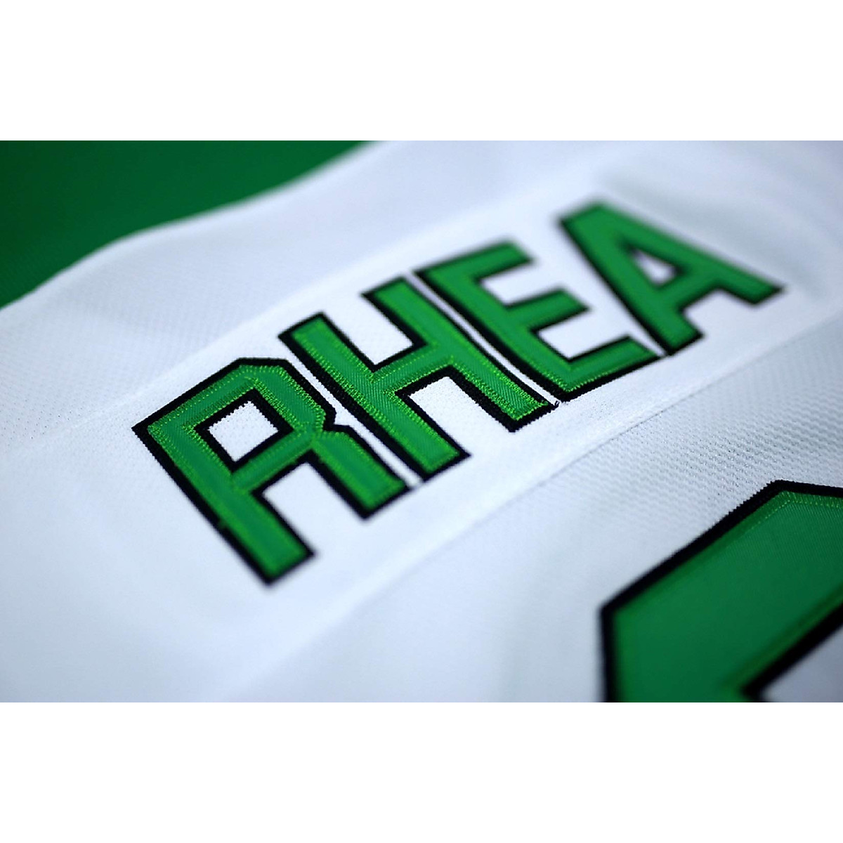 Ross The BOSS Rhea ST John's Shamrocks Hockey Jersey with EMHL Patch Stitch (38, White)