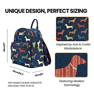Signare Tapestry Women Backpack Casual Daypack Dachshund (DAPK-DACH)