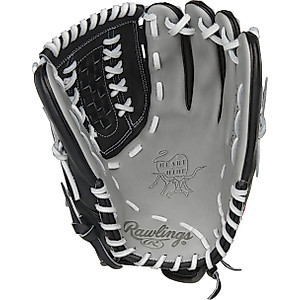 Rawlings | HEART OF THE HIDE Fastpitch Softball Glove | 12.5" | Double-Laced Basket Web | Right Hand Throw