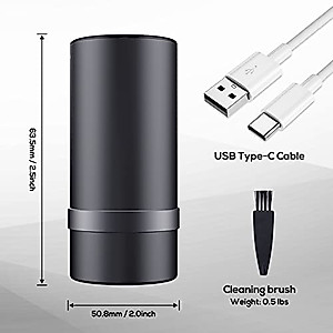 Electric Portable Herb Grinder, USB Rechargeable, Automatic Bi-directional Grinding, Grind Weeds and Spices Faster and More Efficiently than a Manual Grinder to Unlock More Aromas.