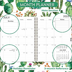 2023 Planner - Planner 2023, 2023 Planner Weekly and Monthly with Printed Tabs, Jan. 2023-Dec. 2023, 8'' × 10'', Monthly Printed Tabs, Twin-Wire Binding, Perfect for Home Office Using