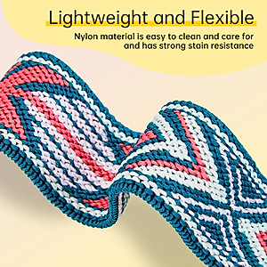 Ron json Nylon Watch Band Compatible with Apple Watch Band 38mm 40mm 41mm 42mm 44mm 45mm 49mm, iWatch Series 9/8/7/6/5/4/3/2/1/SE/Ultra/Ultra 2, Women Men