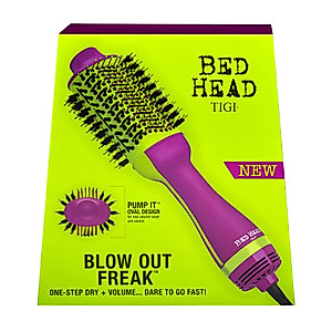 Bed Head One Step Volumizer and Hair Dryer | Dry, Straighten, Texture, Style in One Step (Purple)