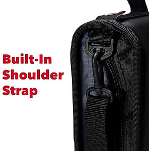 Case-It The Classic Zipper Binder - 2 Inch O-Rings - Multiple Pockets - 350 Sheet Capacity - Comes with Shoulder Strap - Midnight Blue D-251 (6 Pack)