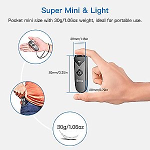 Eyoyo Mini 2D QR 1D Bluetooth Barcode Scanner, Portable Wireless Barcode Reader with USB Wired/Bluetooth/ 2.4G Wireless Connection PDF417 Data Matrix Image Scanner for iPad, iPhone, Android, Tablet PC