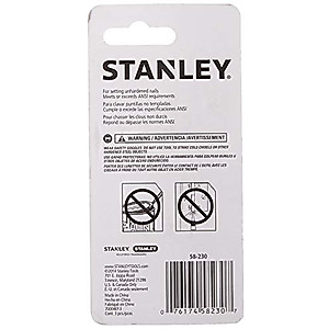 STANLEY Nail Setter, Steel, 3-Piece (58-230)